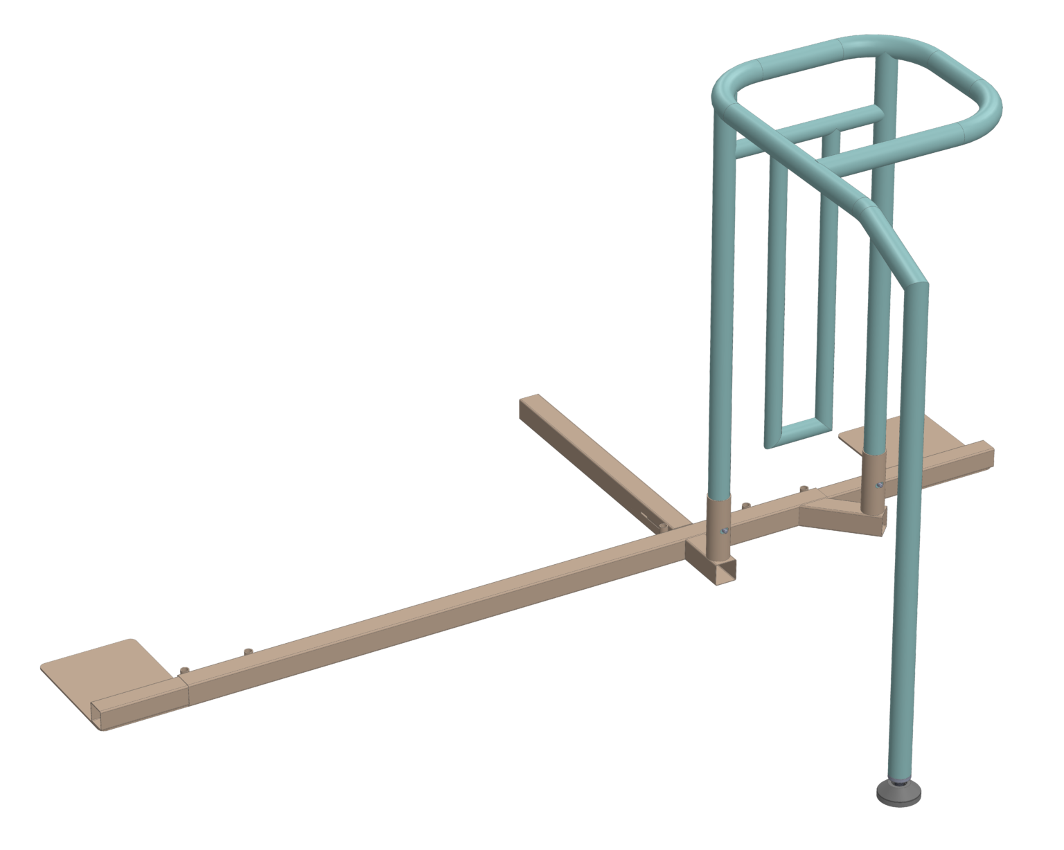 Bedside Transfer Rail (MF BTR -1 with Insert) | Multifit Hospital Supplies